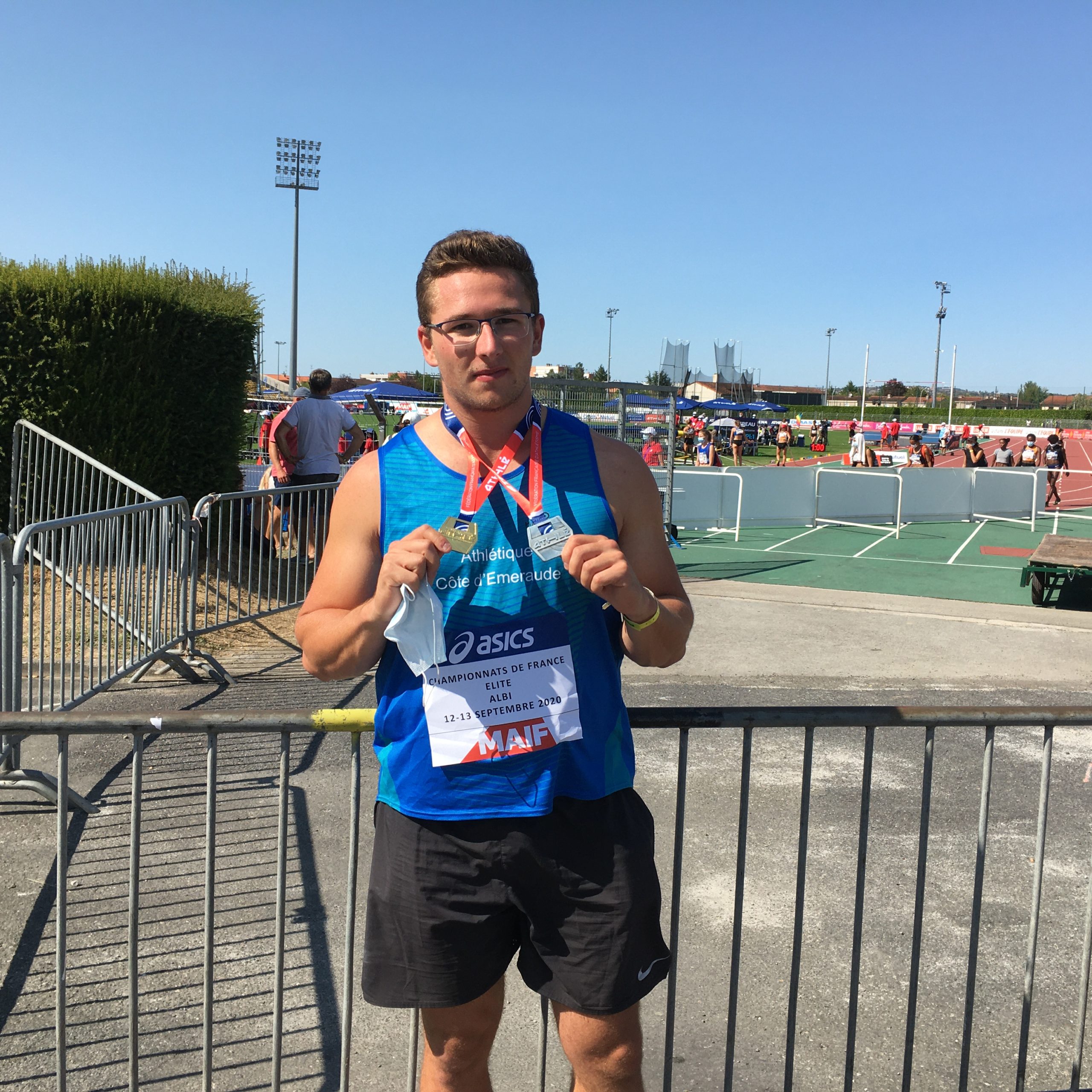 Tom REUX en or et en argent - Athlétique Côte d’Émeraude