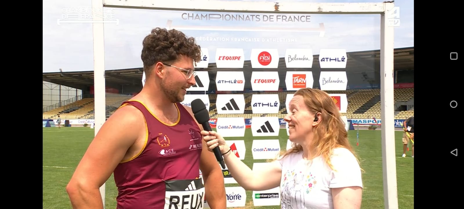 Tom REUX retrouve son titre de champion de France Elite - Athlétique ...